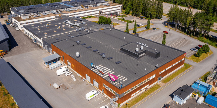 LapWall toimitti kattoelementit TAKK Tampereelle